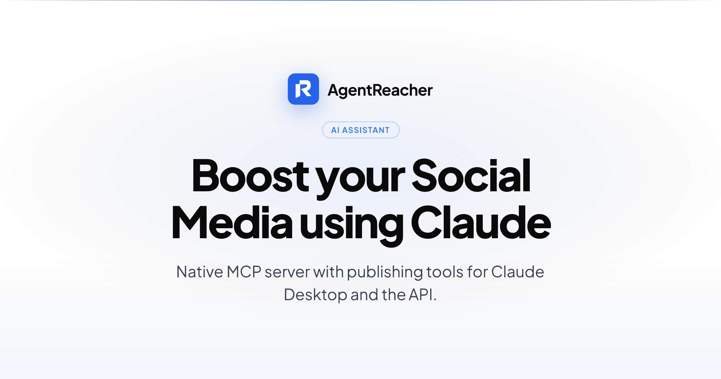 AgentReacher | Boost your Social Media using Claude